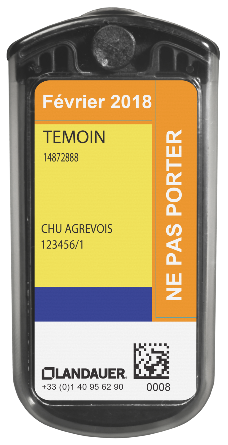 Role of the control dosimeter - Landauer